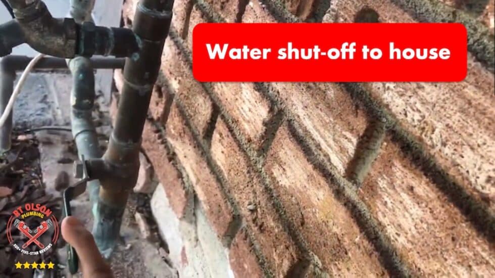 How to shut off your home's water - RT Olson Plumbing, Heating, & Air ...